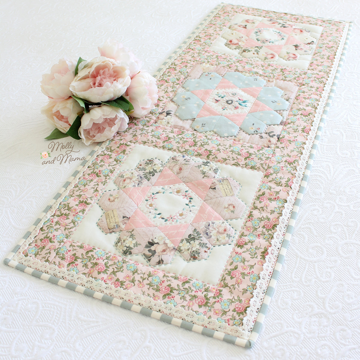 Tilly's Tea Party Table Runner – Eppiflex EPP Templates